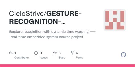 Github Cielostrivegesture Recognition Dynamic Time Warping Gesture