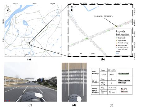 An Example Of Pavement Markings On The Portion Connecting The Ordinary Download Scientific