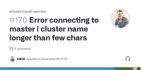 Error Connecting To Master Cluster Name Longer Than Few Chars Issue