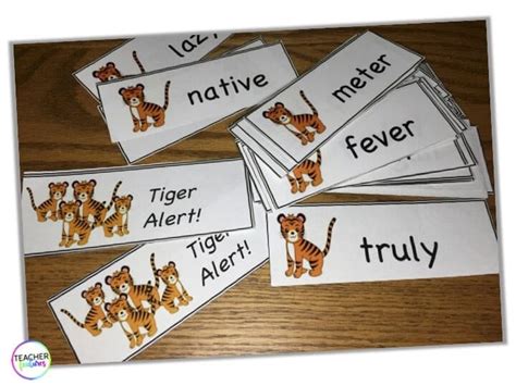 6 syllable types games and syllable division rules part 2