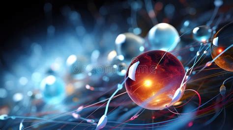 Neutrons Atomic Quantum Stock Illustration Illustration Of Dynamic