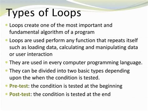 Ppt Understanding Loops In Programming Concepts And Structures Powerpoint Presentation Id