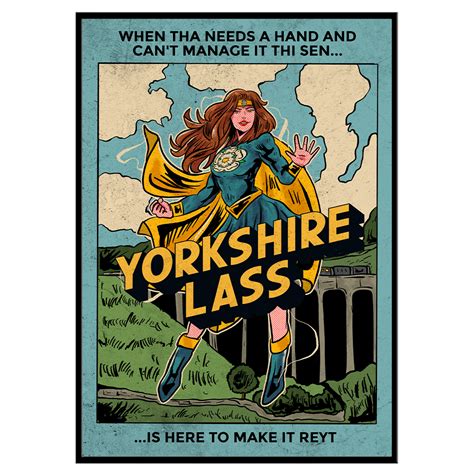 Yorkshire Lass Print Theyorkshireprintcompany