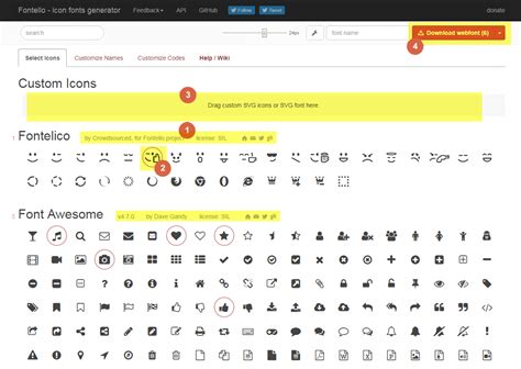 나만의 아이콘 폰트icon Font 만들기