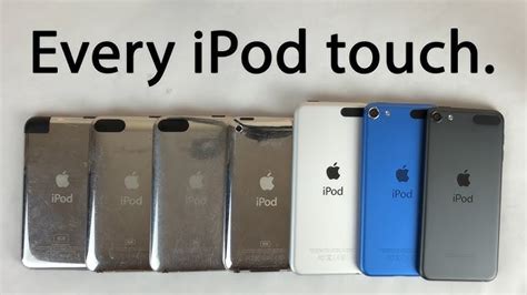 Ipod Touch 6g Vs 5g Vs 4g Vs 3g Vs 2g Vs 1g Speed Test Comparison