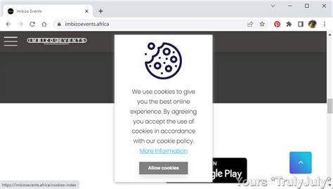Usabilityfail Cookie Information Link Redirects To Login Screen Yours Trulyjuly
