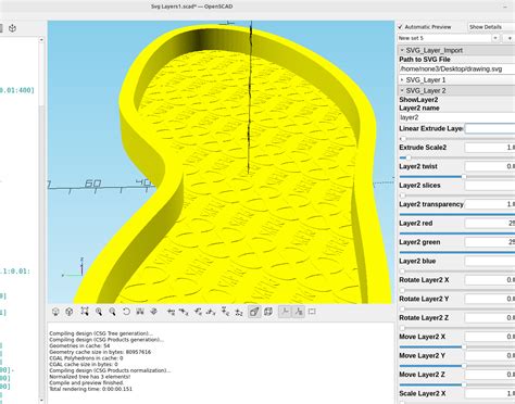 3d Part Design With Inkscape And Openscad 95 Design A Custom 3d Printed Shoe Sole