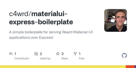 Github C4wrdmaterialui Express Boilerplate A Simple Boilerplate For