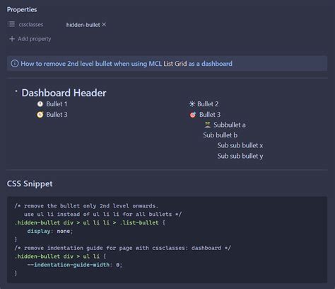 Completely Remove Bullet Points Custom Css And Theme Design Obsidian