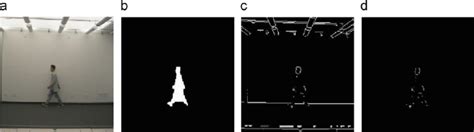 Results Of Foreground Segmentation And Pre Processing A Initial