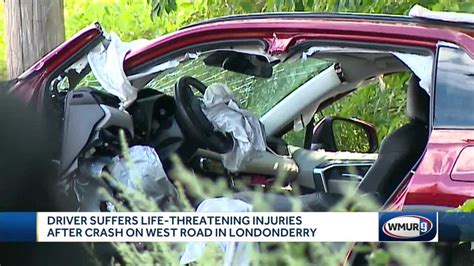 Driver Suffers Life Threatening Injuries After Londonderry Crash