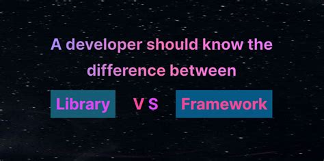 The Difference Between Libraries And Frameworks