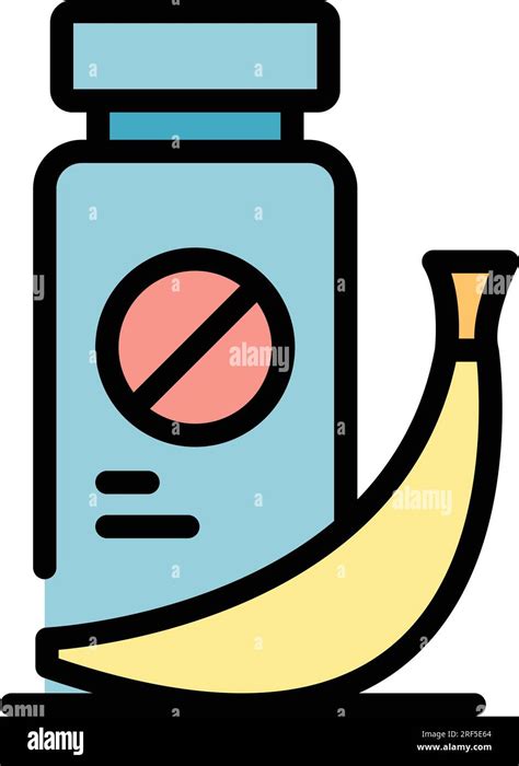 Food Contamination Icon Outline Vector Contaminated Bacteria Safety Disease Color Flat Stock