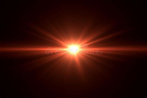 stunning lens flare in space