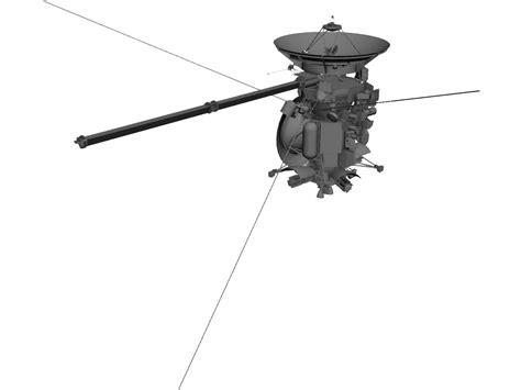 Cassini Orbiter Nasa Probe 3d Model By Jose Antonio Penas Artero