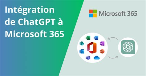 intégration de chatgpt à microsoft 365 softfluent