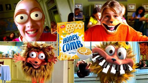 Honeycomb Cereal Mascot Mouth
