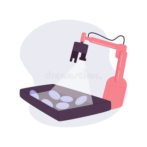 Sorting Robots Isolated Cartoon Vector Illustrations Stock Vector