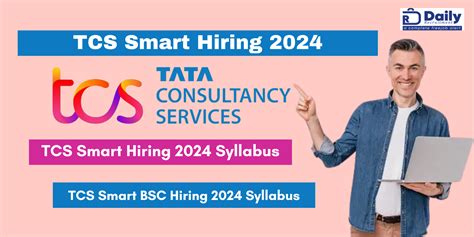 TCS Smart Hiring 2025 Syllabus Degree Wise Check TCS Smart BSC Hiring 2024 Syllabus