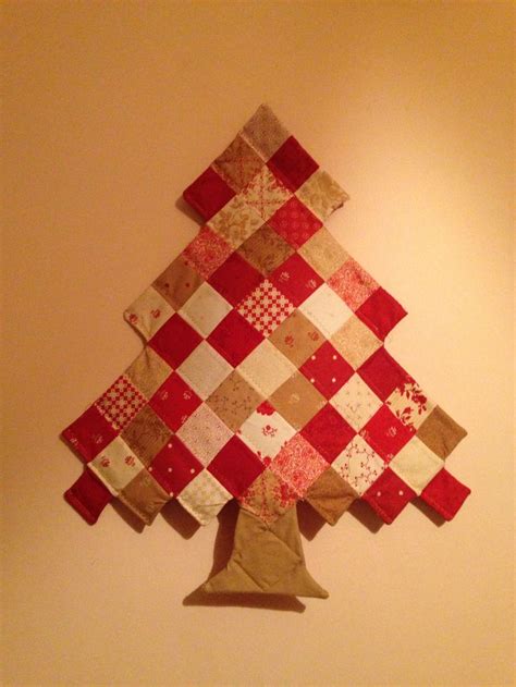 Patchwork Christmas Tree Christmas Sewing Patterns Christmas Tree Decorations Christmas Tree