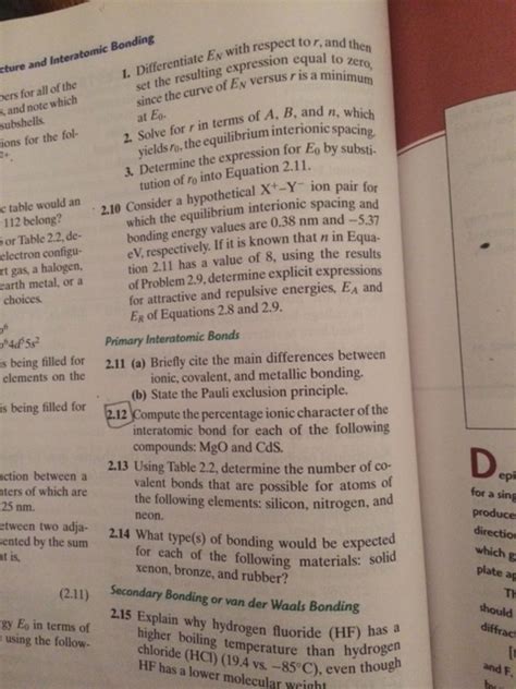 Solved Differentiate En With Respect To R And Then Set The