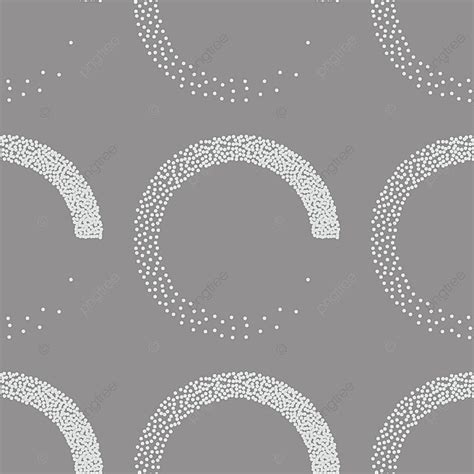 Stipple Seamless Pattern In Retro Style On Grey Background Design Background Shape Background