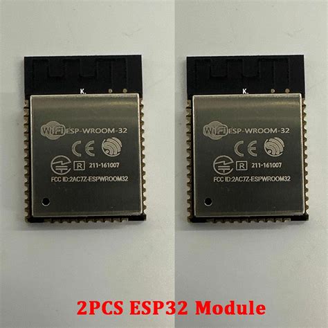 Module Esp32 2pcs 2 1pc Esp32 Wroom 32 Esp32 Wroom Esp 32 Sans Fil Tech Touristes Core Cpu Mcu