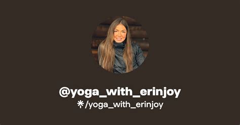 Yoga With Erin Joy Instagram Linktree