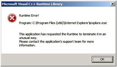 Microsoft Visual C Runtime Library PDF File Through Internet Explorer 8 Techyv Com