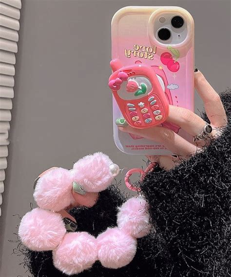 🎀인기당일발송🎀튤립 핑크 핸드폰 키치 그립톡스트랩 세트 케이스 아이폰14 14프로 14프로맥스 에이블리