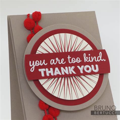Stampinbruno You Are Too Kind Thank You Global Design Project Gdp08