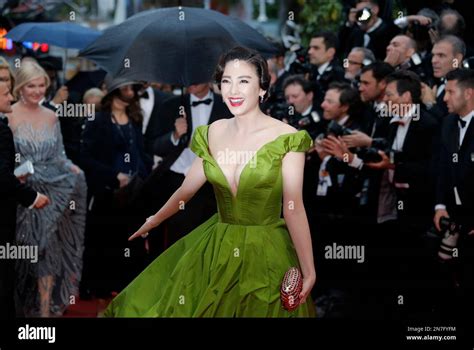 Actress Zhang Yuqi Arrives For The Opening Ceremony And The Screening