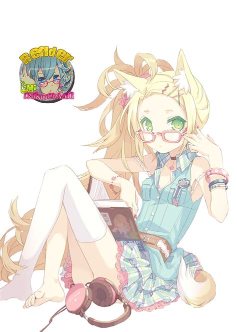 Blonde Neko Render By Mikuuchaan On Deviantart