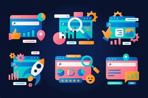 Premium Vector Gradient Data Visualization Design