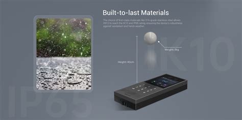 Av X912k Akuvox Vandal Resistant Gatedoor Intercom For High End