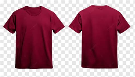 Mockup Of The Front And Back Of A Maroon T Shirt Mockup T Shirts