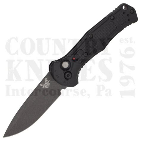 Benchmade 9570bk Mini Claymore D2 Black Grivory Plain Edge