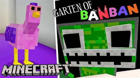 [full Gameplay] Garten Of Banban In Minecraft Youtube