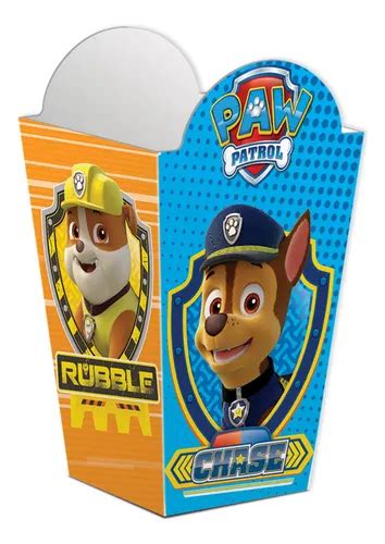 12 Cajitas Palomeras Fiesta Paw Patrol Paw0h1 Meses Sin Interés