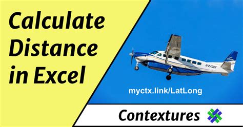 Excel Functions How To Calculate Distance In Excel With Latitude And