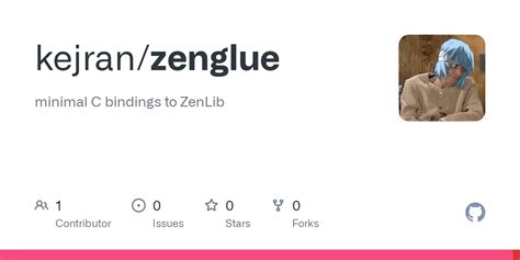 Github Kejranzenglue Minimal C Bindings To Zenlib