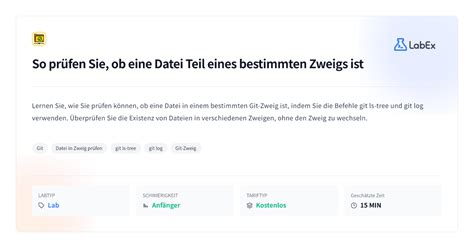 So Prüfen Sie Ob Eine Datei Teil Eines Bestimmten Zweigs Ist Labex