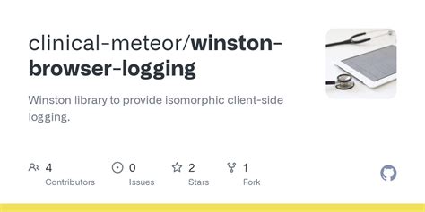 Github Clinical Meteorwinston Browser Logging Winston Library To