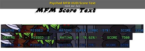 Psyched Mfm Hud Score Text Modding Tool For Friday Night Funkin Fnf Modding Tools