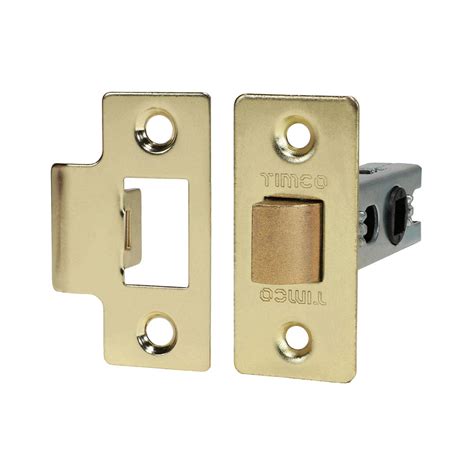 Timco Economy Tubular Latch Electro Brass Pack Qty 1 Ea