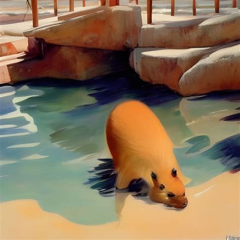Capybara In Cancun Ai Generated Artwork Nightcafe Creator