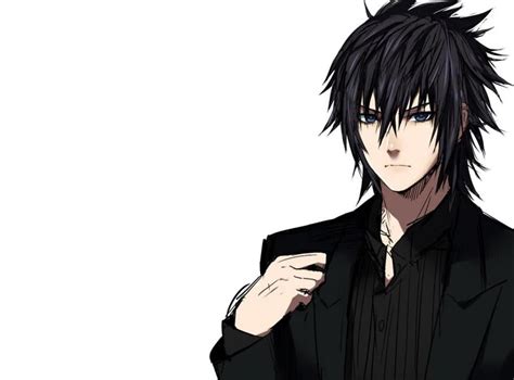 Anime Boy With Black Hair And Brown Eyes