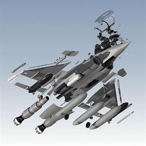3dsmax Dassault Rafale Fighter Cockpit