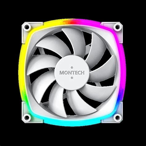Montech RX120 Pwm Argb Cabinet Fan Single Pack White