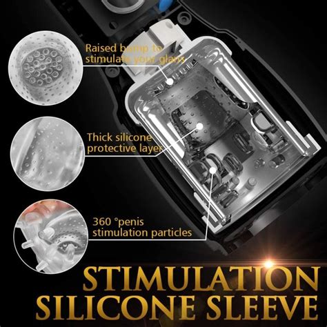 Male Masturbator Cup With 8 Reversible Rotation Modes Fleshline